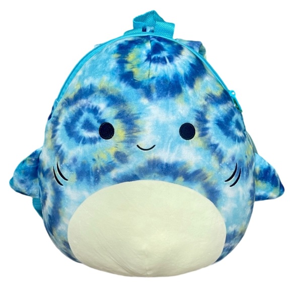 Squishmallows | Toys | Nwt Backpack Luther The Tie Dye Shark ...